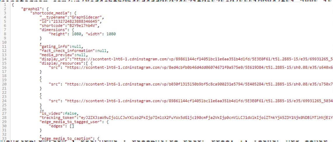 Pull Photos Instagram with Page Source | Social PR Agency Rooster