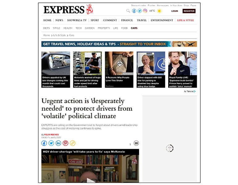 Zeus: The Voice of Haulage | B2B PR Agency London | Rooster